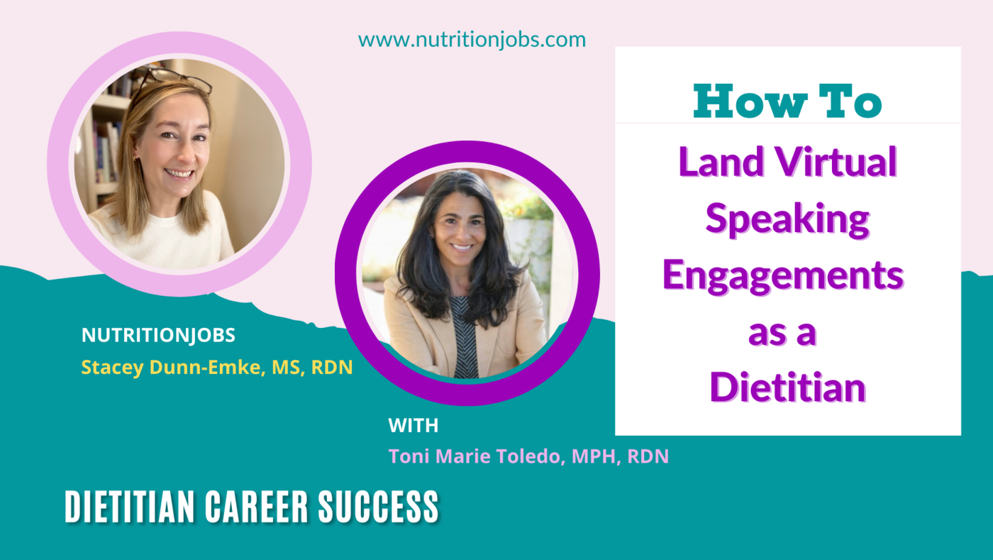 How to Land More Virtual Speaking Engagements | NutritionJobs